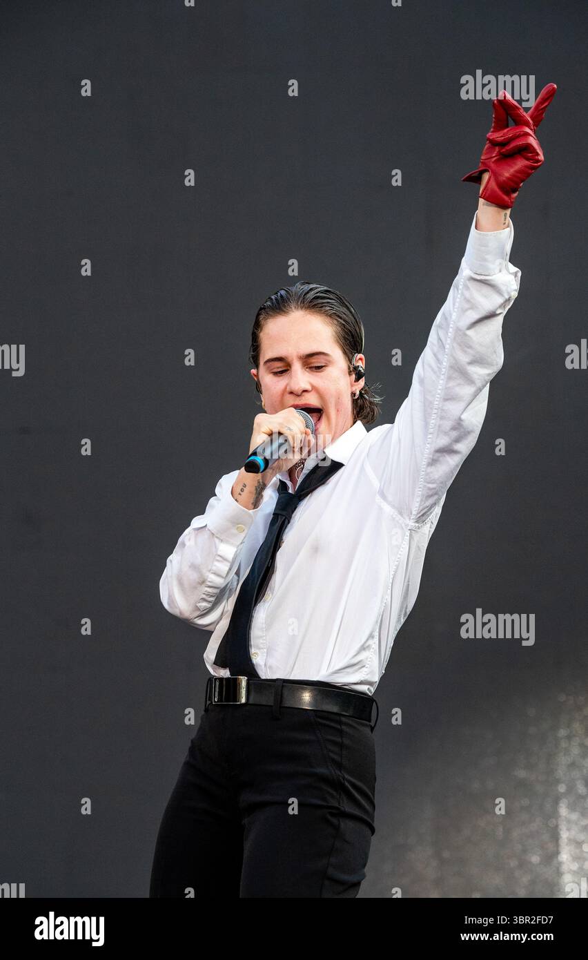 Madrid, Spain - 6th July 2025. Christine and the Queens during the ...