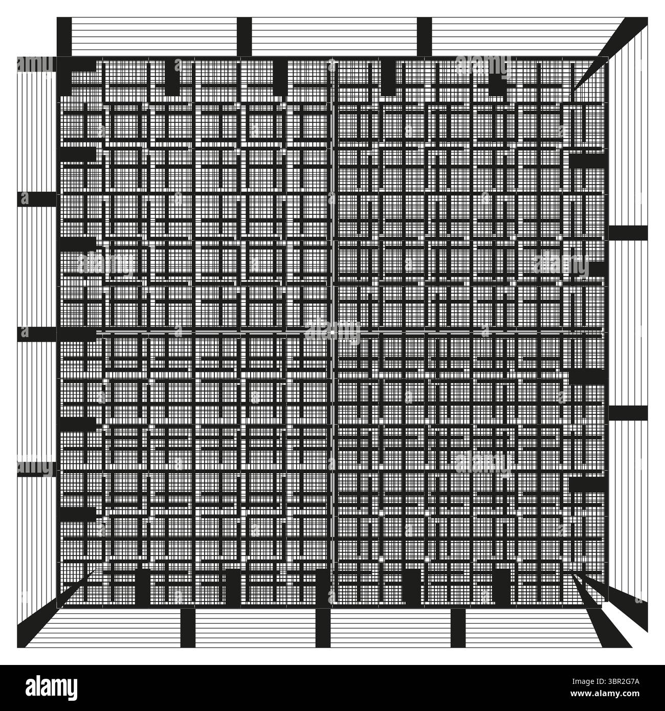 Dense blocks Stock Vector Images - Alamy