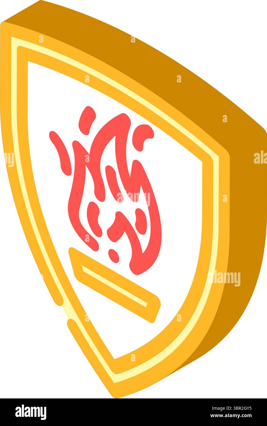 flame retardant isometric icon vector illustration Stock Vector Image ...