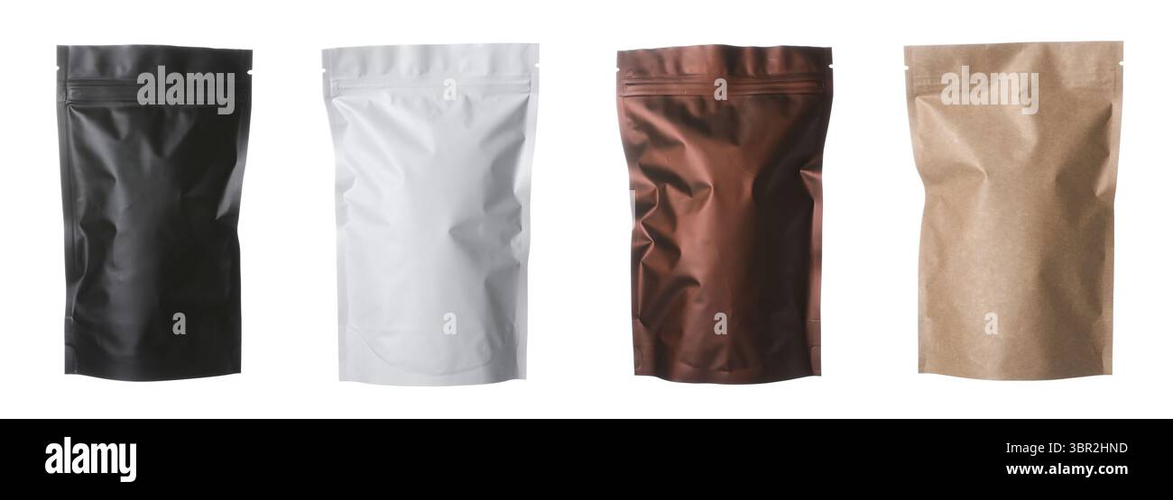Empty pouches set hi-res stock photography and images - Alamy