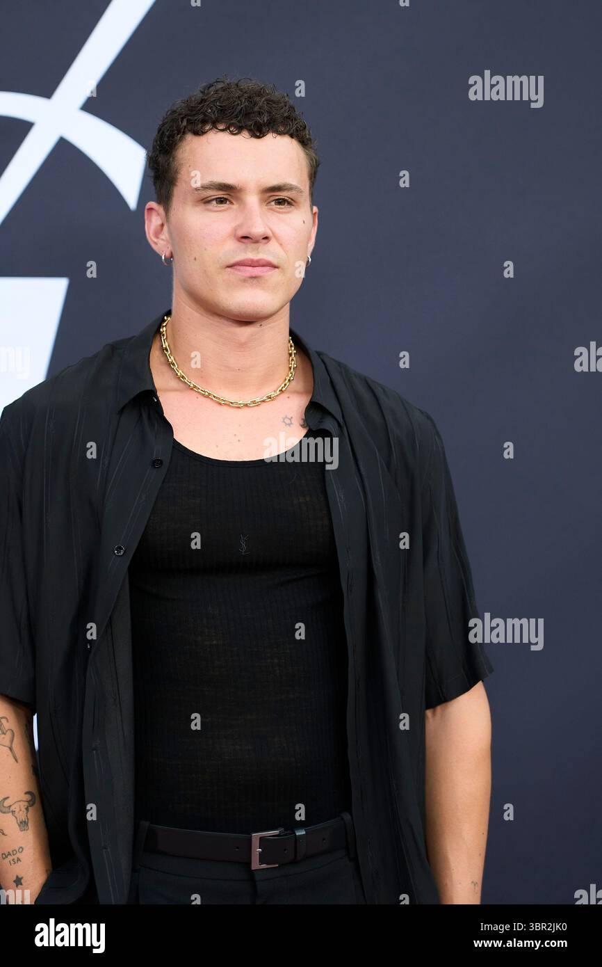 Aron Piper attends YSL Beauty Love Game Photocall at Reina Sofía Museum ...