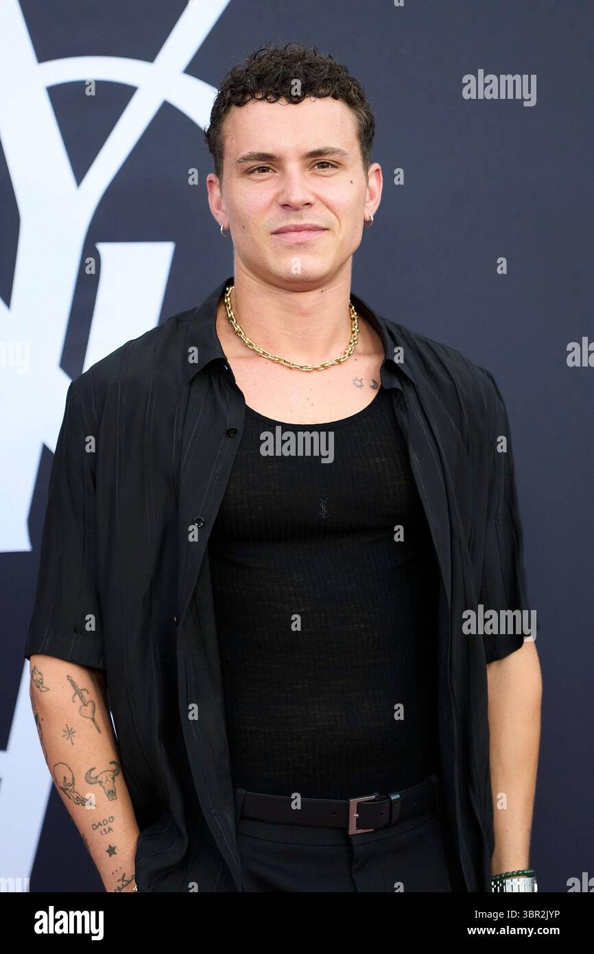 Aron Piper attends YSL Beauty Love Game Photocall at Reina Sofía Museum ...