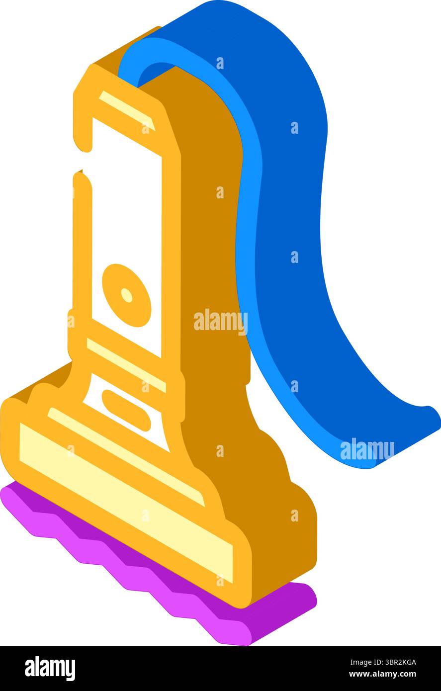 vibration sensor module isometric icon vector illustration Stock Vector ...