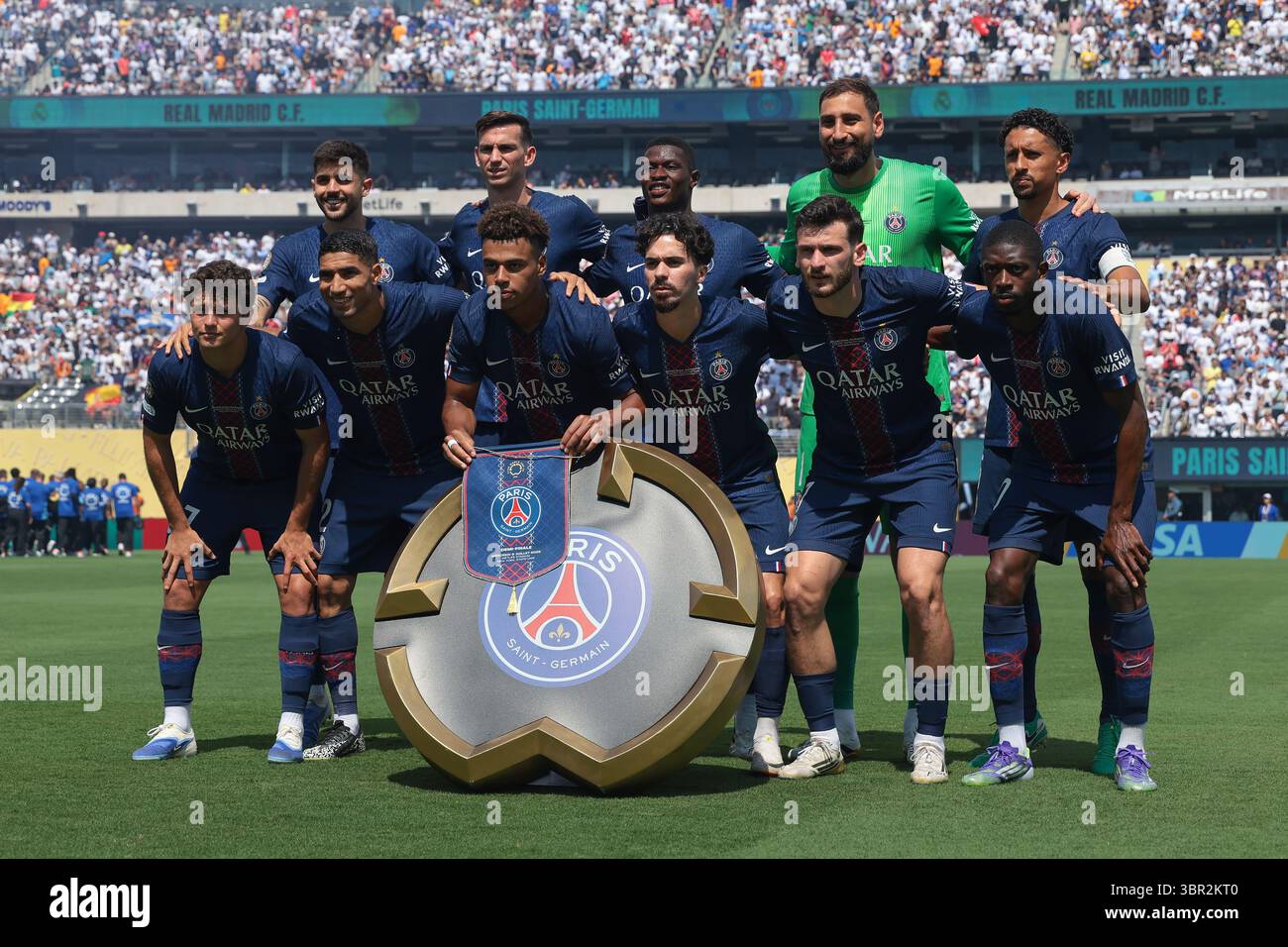 New Jersey, USA. 9th July, 2025. The Paris Saint-Germain starting ...