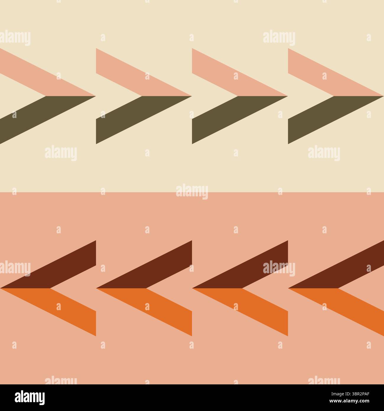 Earth color arrows seamless repeat pattern Stock Vector Image & Art - Alamy