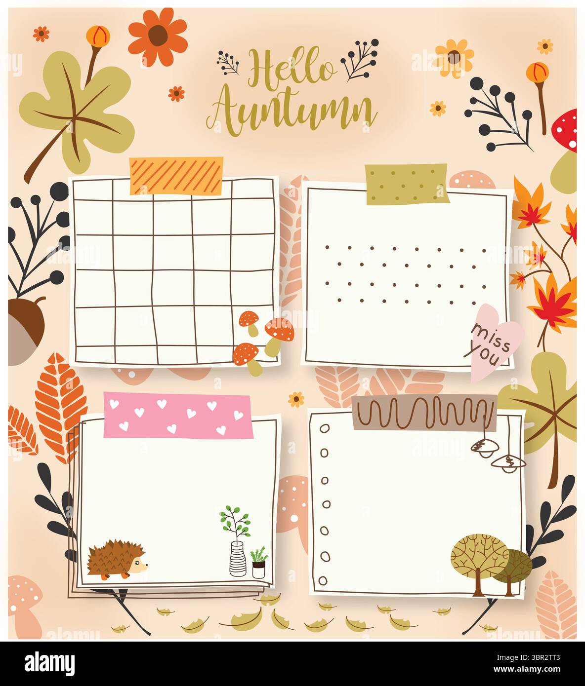 Note pad cut out Stock Vector Images - Alamy