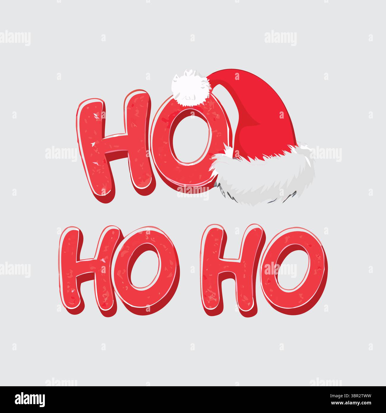 "Christmas Ho Ho Ho Santa Claus Illustration Stock Vector Image & Art ...