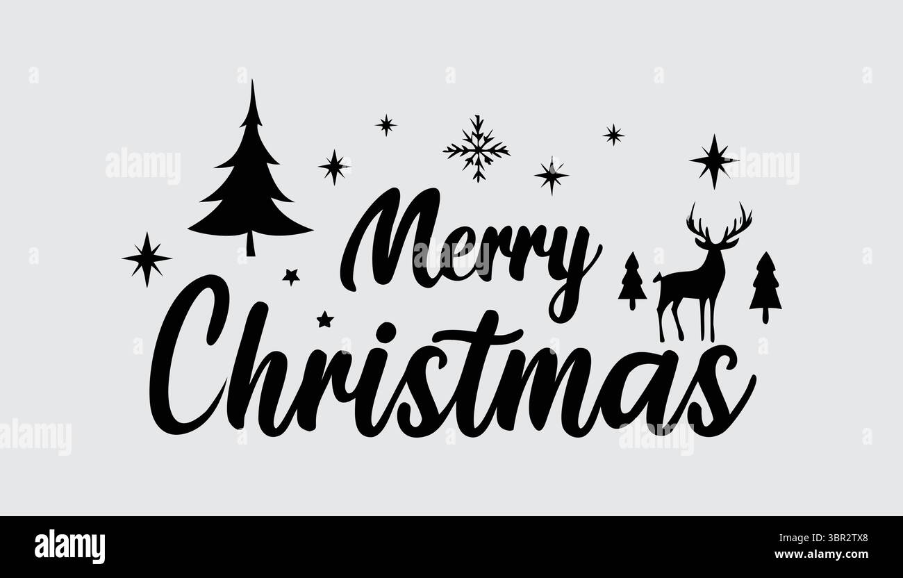 Trees snowflakes Stock Vector Images - Alamy