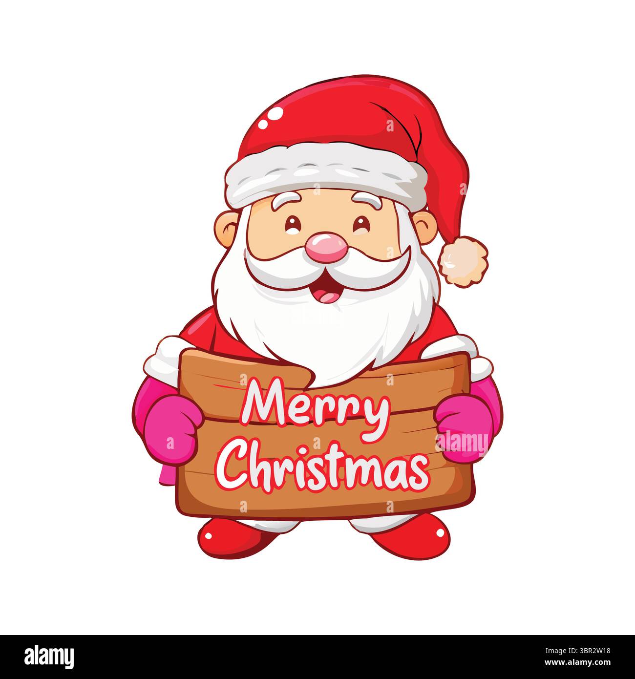 Merry christmas winter gloves Stock Vector Images - Alamy