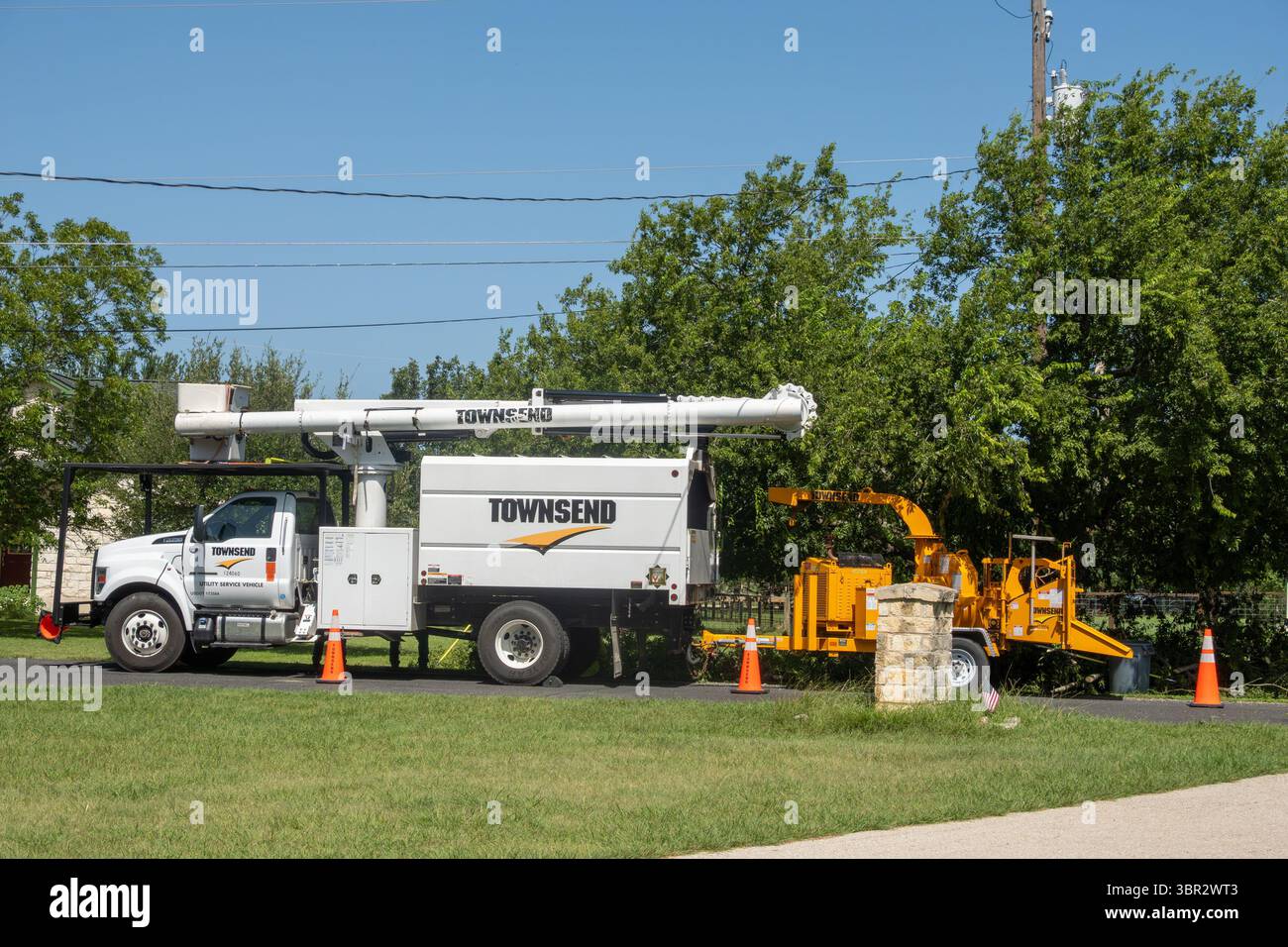 Tree thinning crew hi-res stock photography and images - Alamy