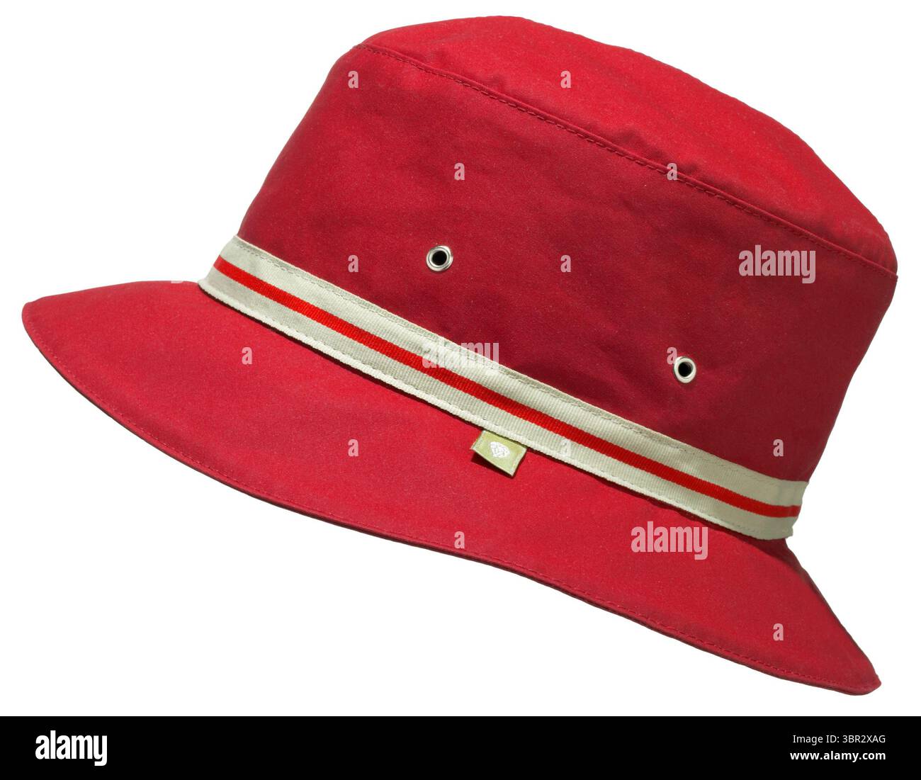 hat on white background Stock Photo - Alamy