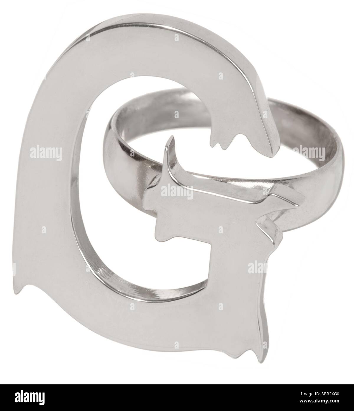 Geometric abstract background silver Cut Out Stock Images & Pictures ...