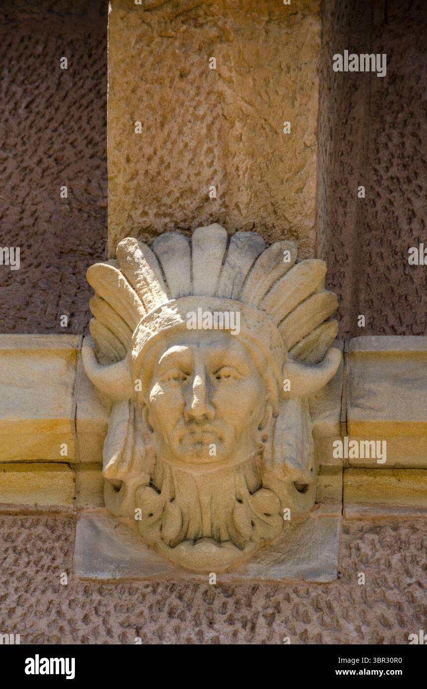 Architectural details on the bridges in Rock Creek Park in Washington ...