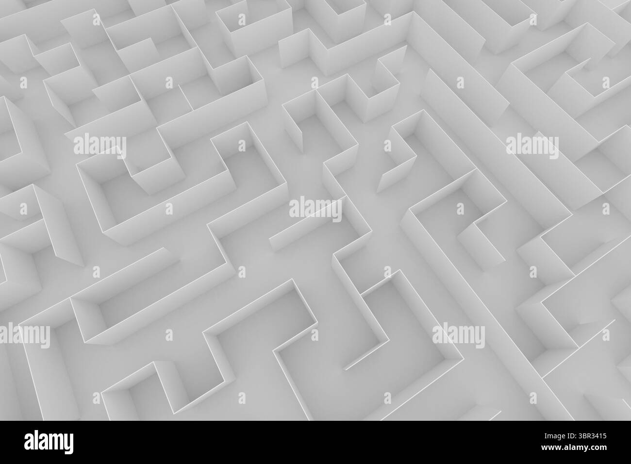 View of the maze Black and White Stock Photos & Images - Alamy