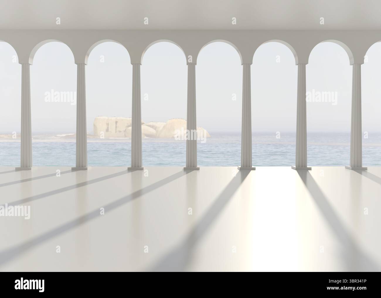 White pavilion classical columns hi-res stock photography and images ...