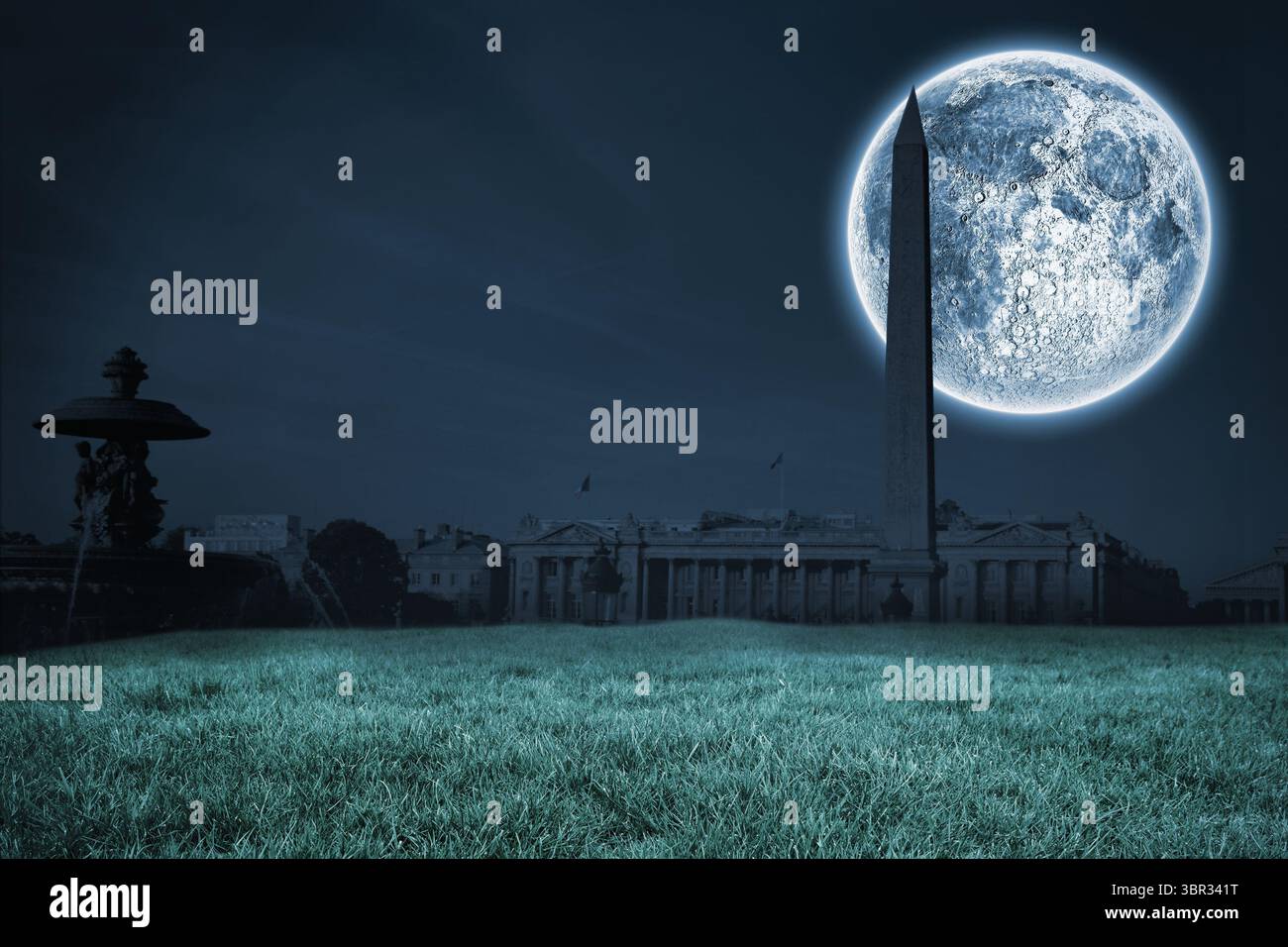 Fantasy urban art paris hi-res stock photography and images - Alamy