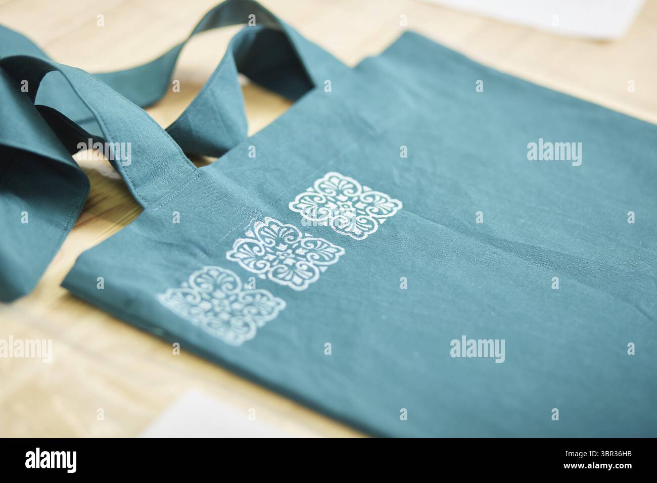 Step 6. Repeat printing in the right places Stock Photo - Alamy