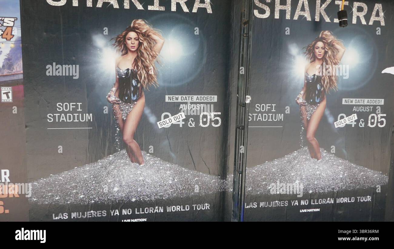 Los Angeles, California, USA 10th July 2025 Shakira Sofi Stadium ...