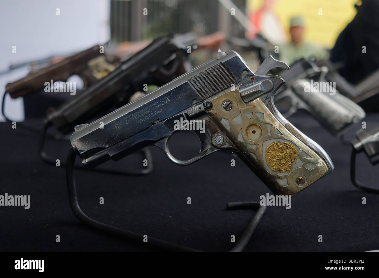 International Day for the Destruction of Weapons Guns are seen during ...