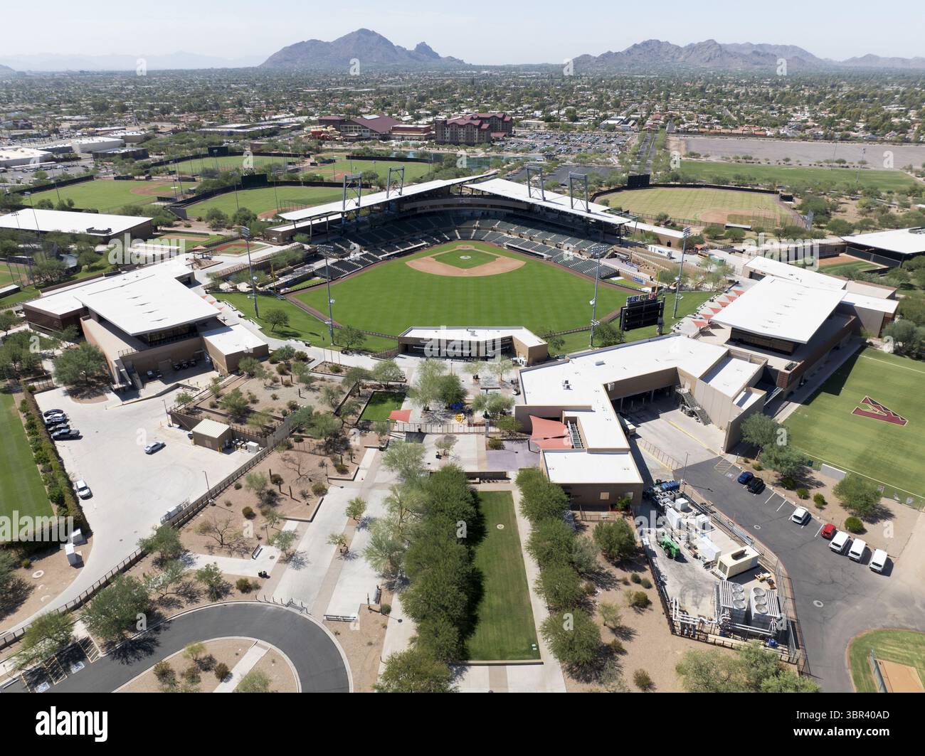 Scottsdale stadium aerial hi-res stock photography and images - Alamy
