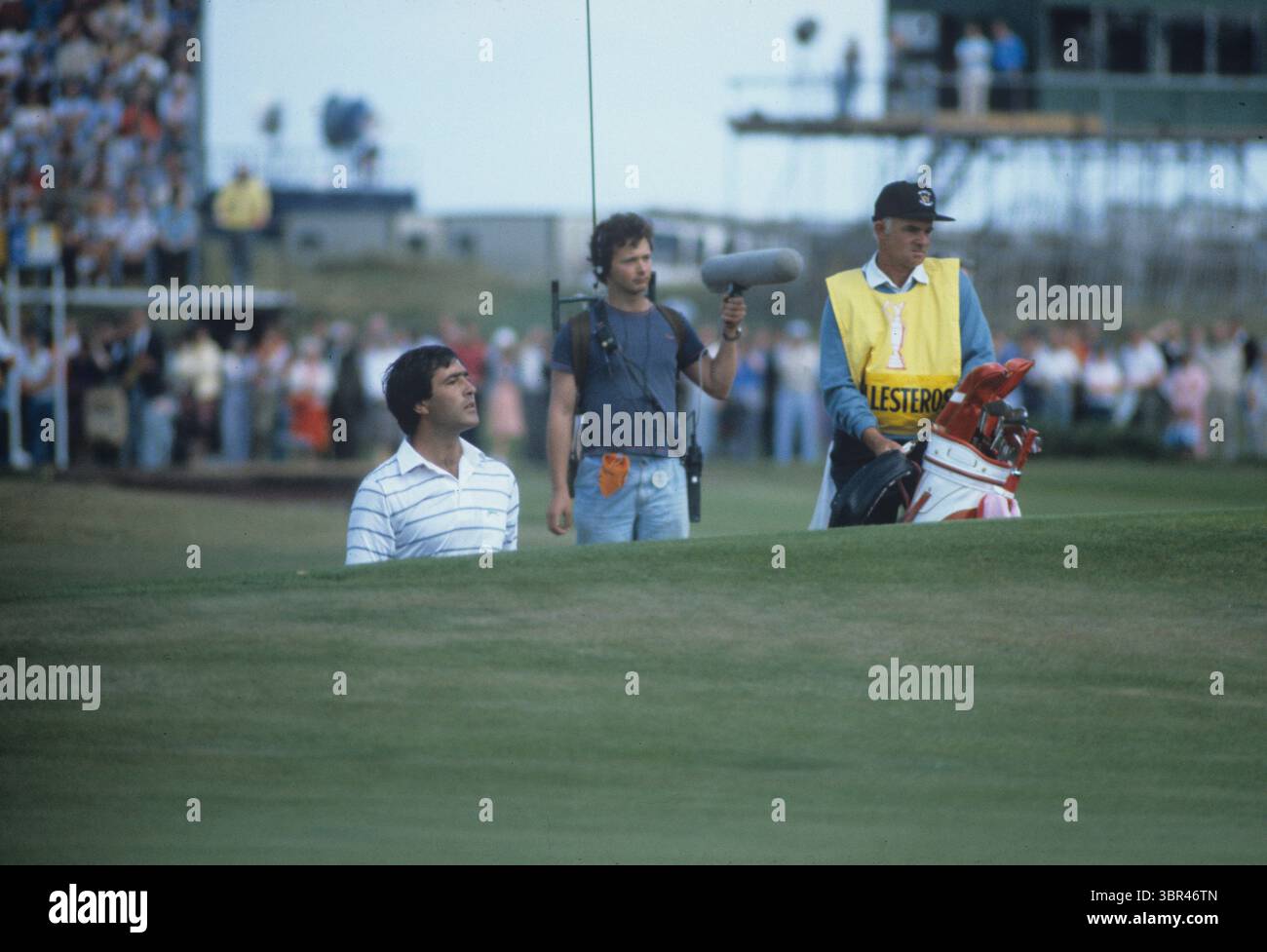 Seve Ballesteros and caddie Nick DePaul 1984 The Open Championship St ...