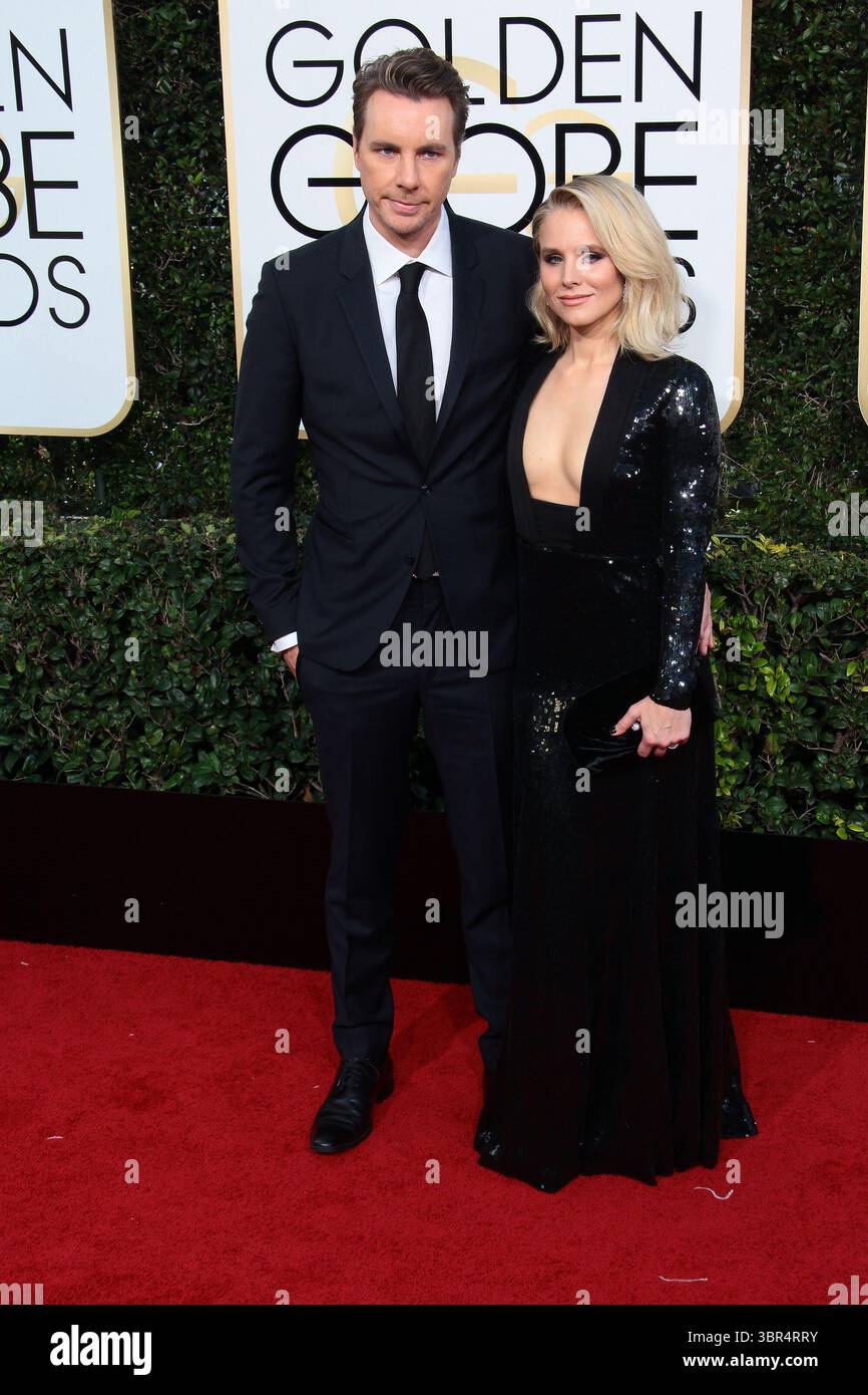 January 8, 2017 - Beverly Hills, California, USA - Dax Shepard, Kristen ...