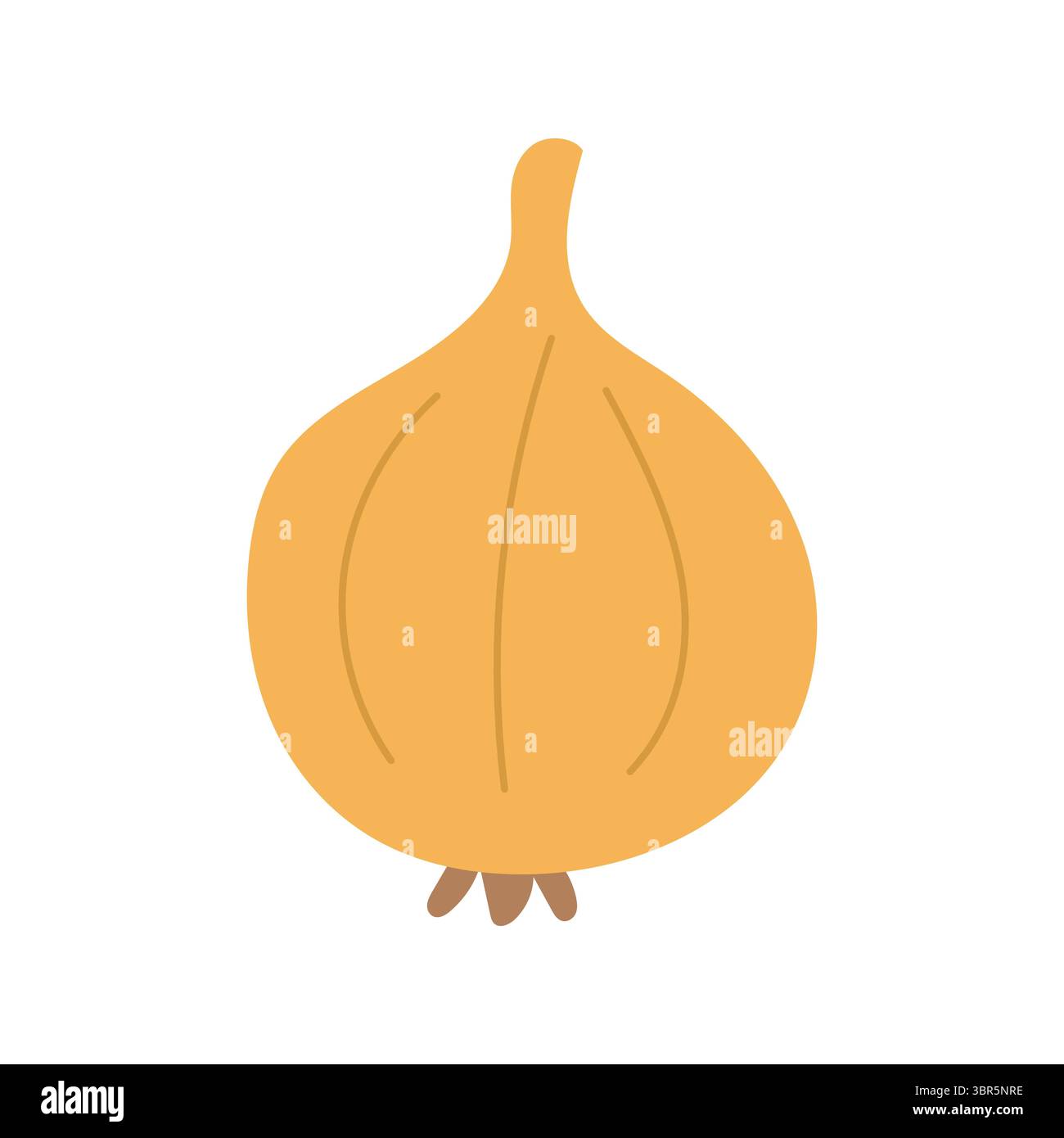 Bold yellow onion with layered shape and earthy roots, perfect for ...