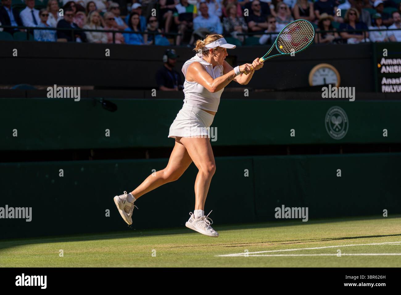 LONDON, ENGLAND - JULY 8: Anastasia Pavlyuchenkova during Wimbledon ...