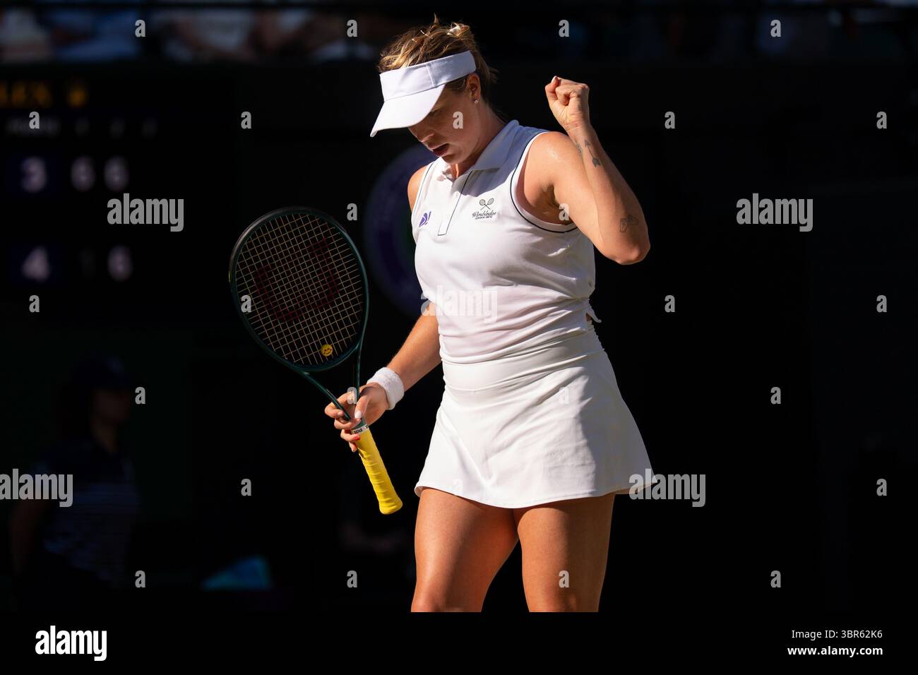 LONDON, ENGLAND - JULY 8: Anastasia Pavlyuchenkova during Wimbledon ...