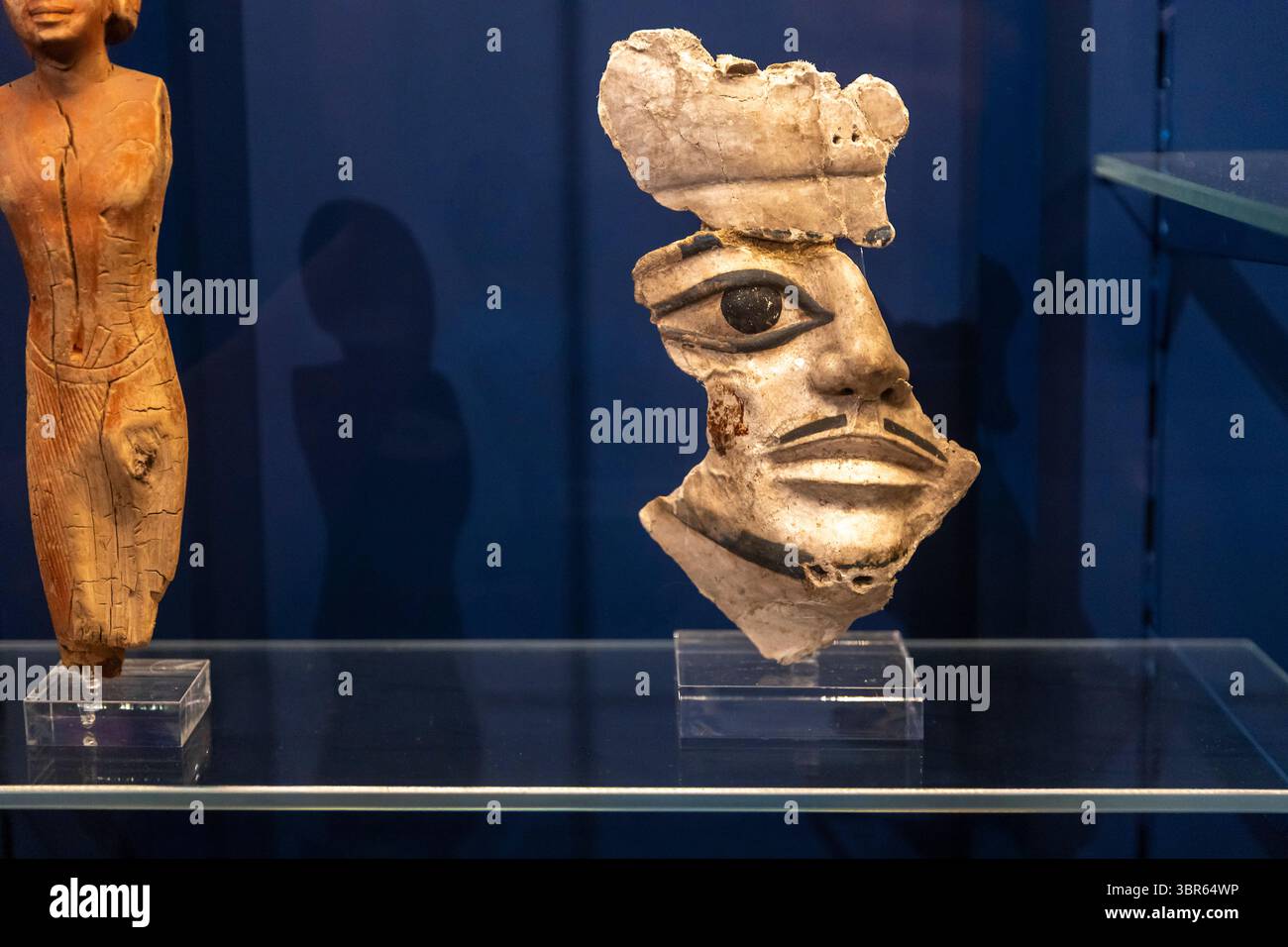 Moscow, Russia, 10 July 2025, Mummy mask, Egypt, Old Kingdom, 23rd ...