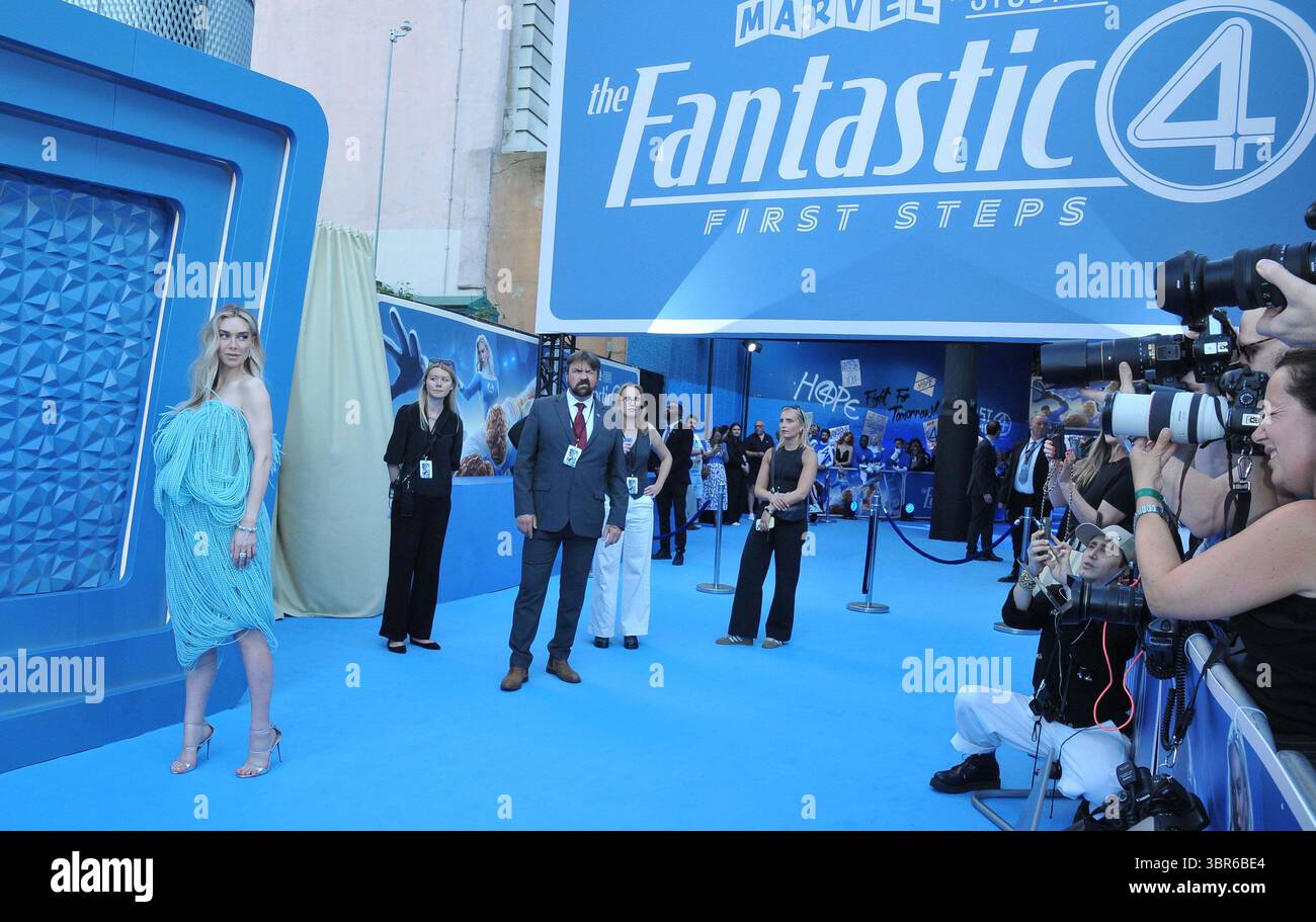London, UK. 10th July, 2025. Vanessa Kirby at the "Fantastic Four ...
