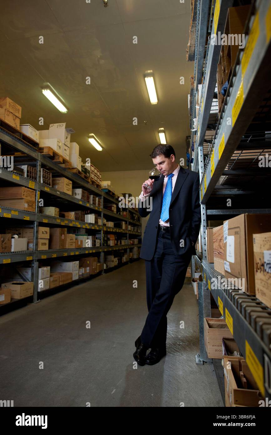 The Bellagio wine director Stock Photo - Alamy