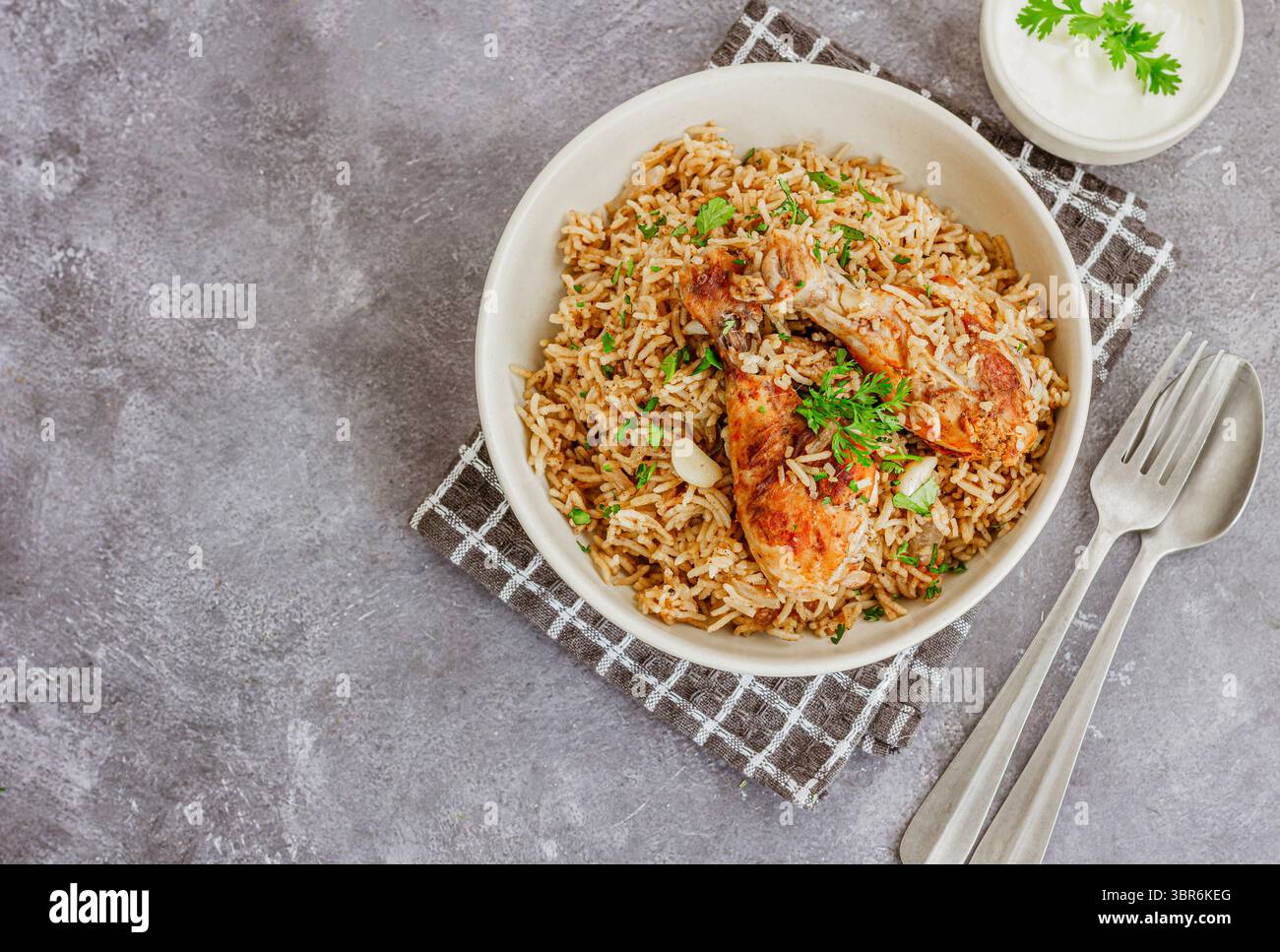 Tasty garlic rice chicken hi-res stock photography and images - Alamy