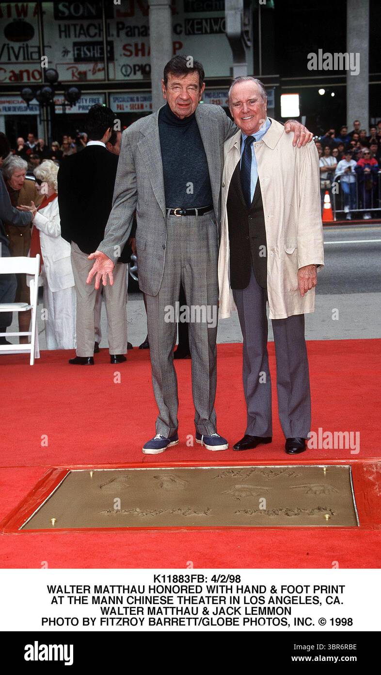 Walter matthau & jack lemmon hi-res stock photography and images - Alamy