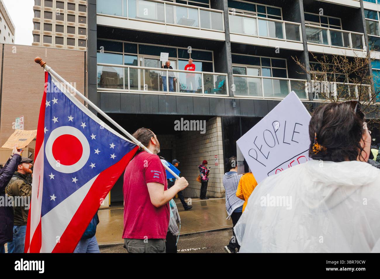 Man carrying anti trump hi-res stock photography and images - Alamy