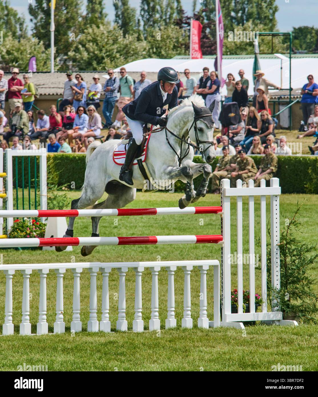 Show Jumping in the main ring at The 2025 Great Yorkshire Show ...