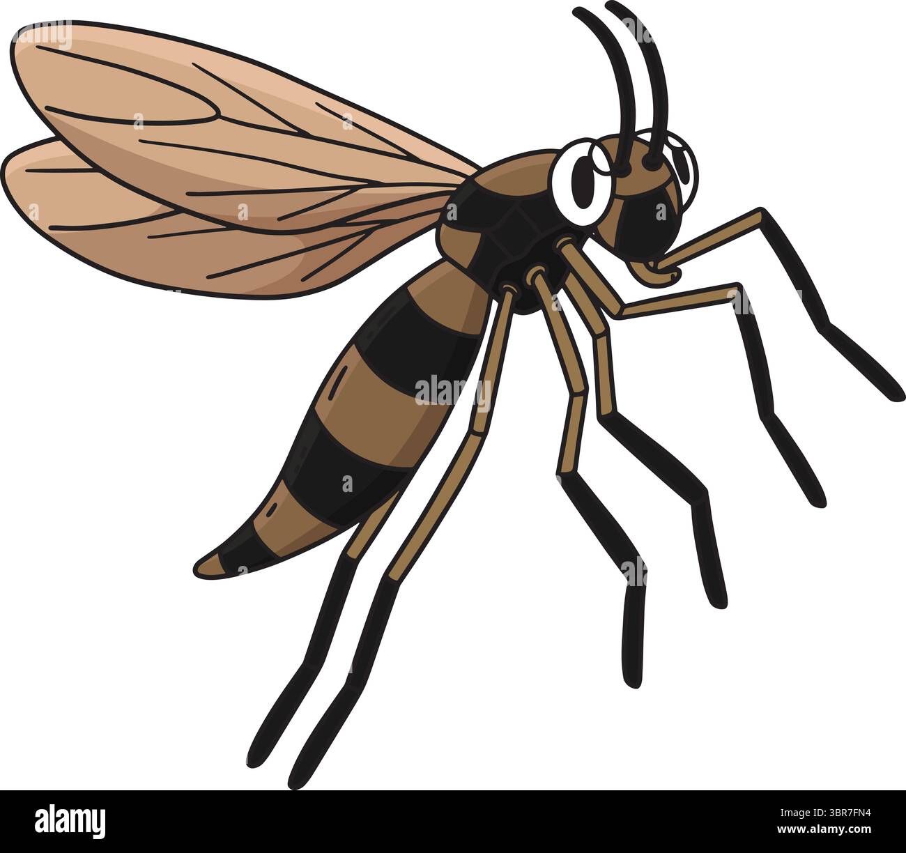 Insect Gnat Animal Cartoon Colored Clipart Stock Vector Image & Art - Alamy