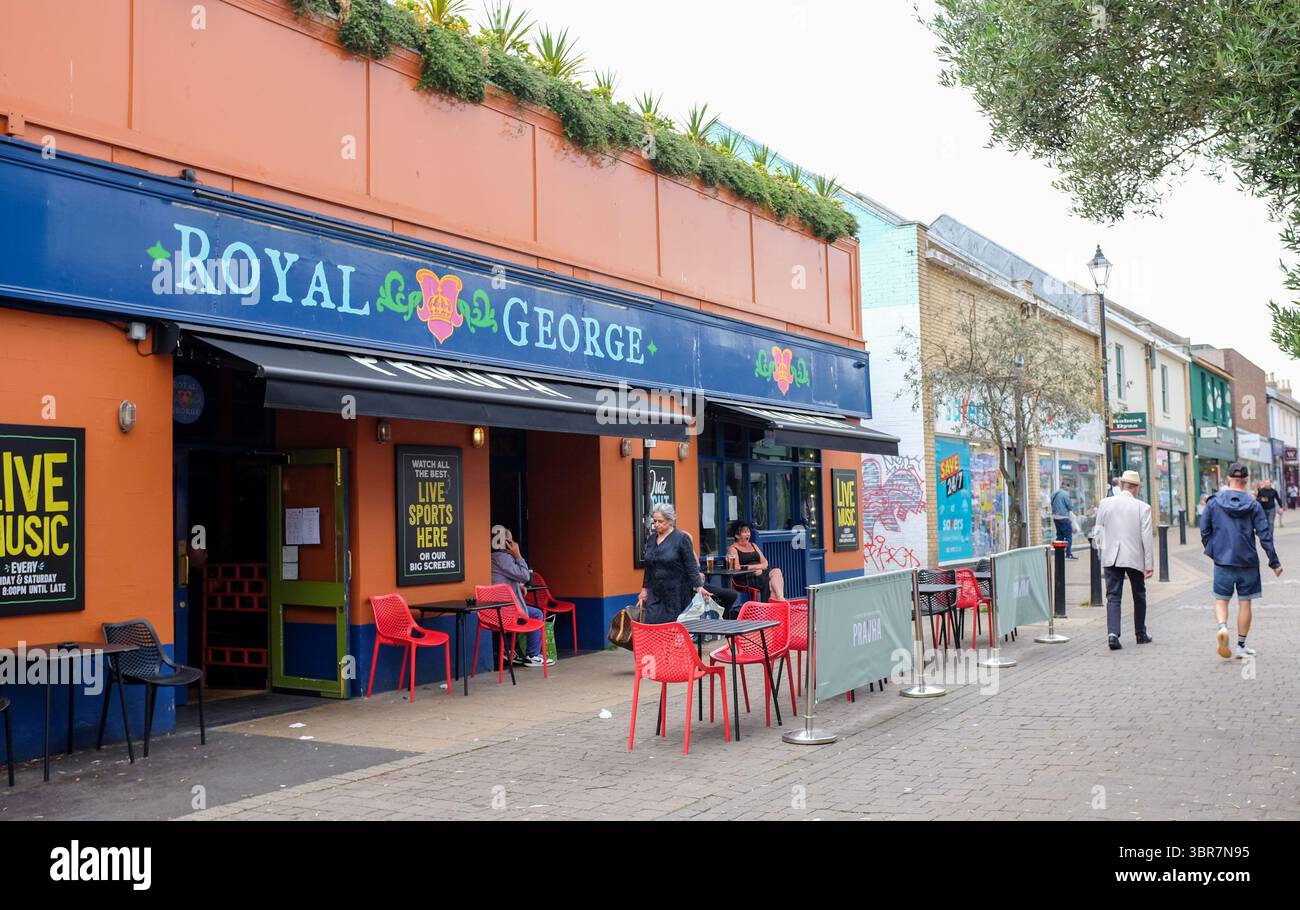The Royal George pub in George Street Hove UK July 2025 Stock Photo - Alamy