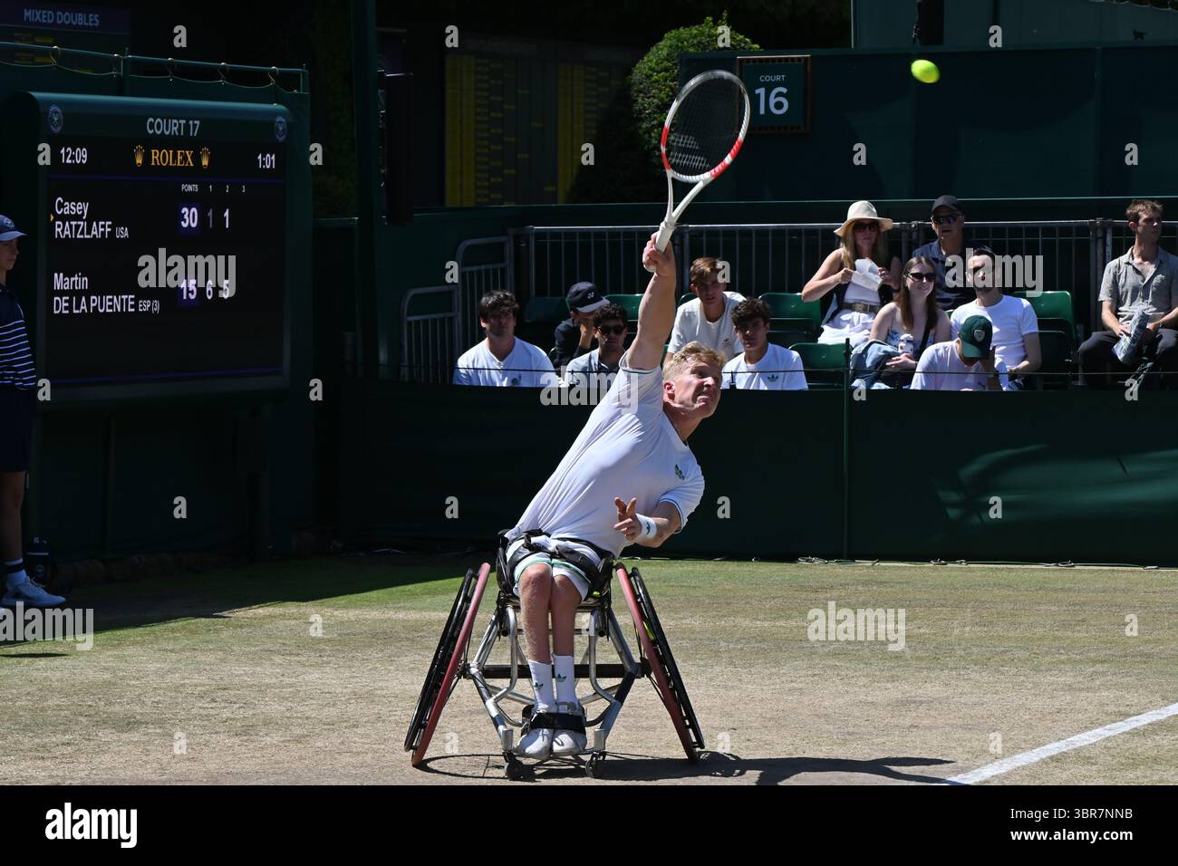 Wimbledon: Day 11 10th July 2025 Guy Sasson (ISR) Niels Vink (Ned) vs ...