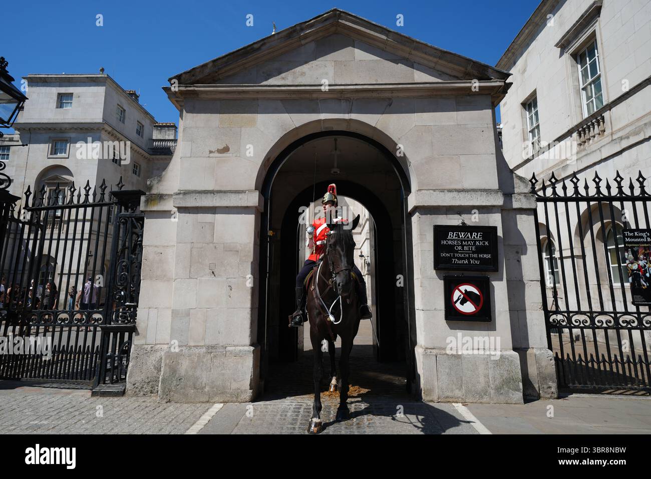 A member of the Canadian regiment, Lord Strathcona's Horse takes up ...