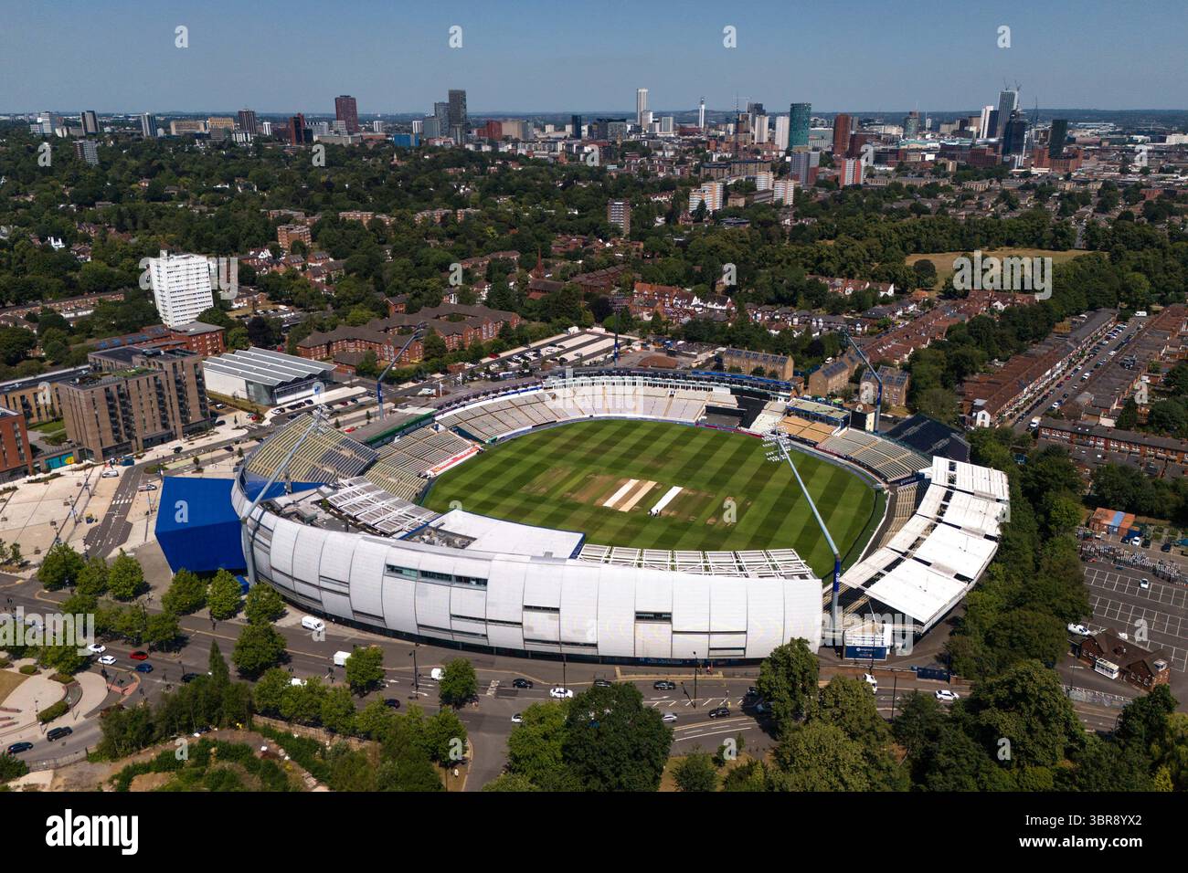 Edgbaston Stadium, Birmingham, 11th July 2025. A glorious green pitch ...