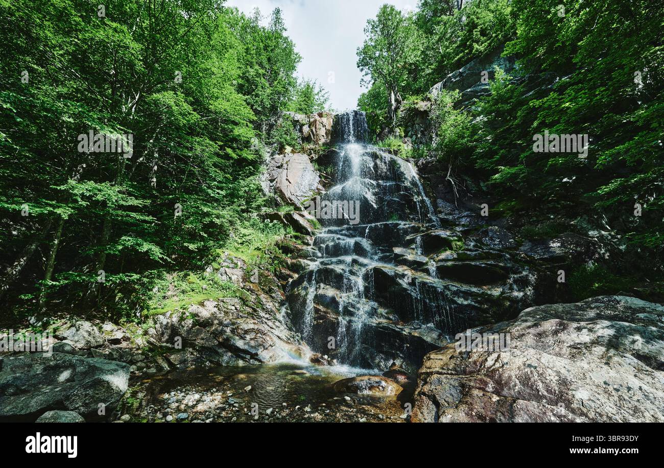 Beaver Meadow Falls, High Peaks region, Adirondacks, New York State ...