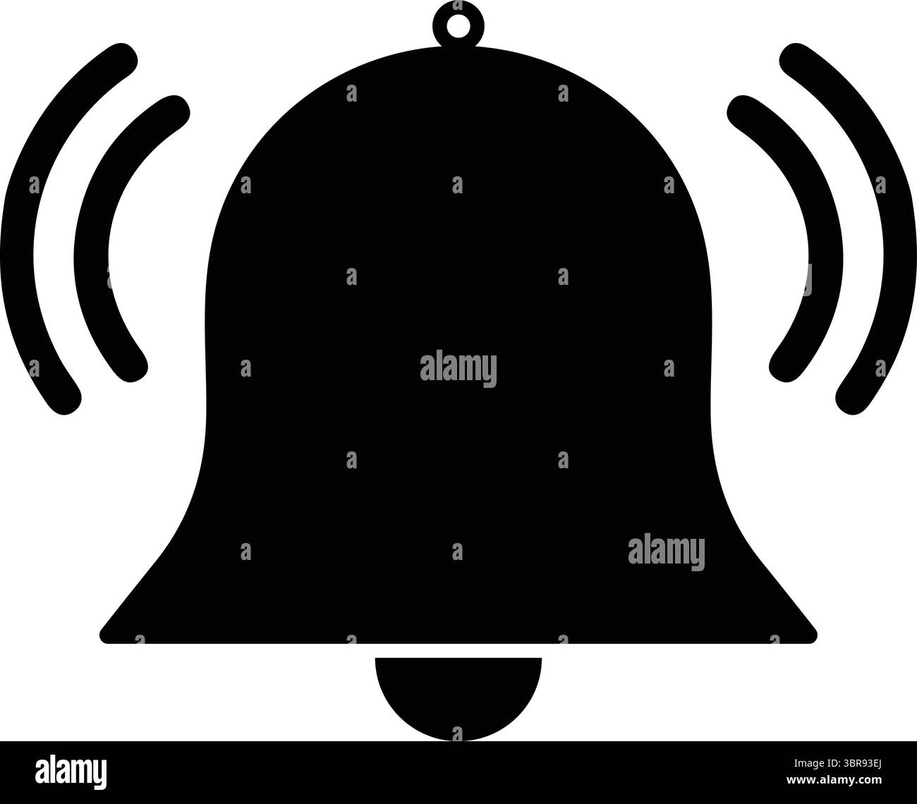 Mobile push notification white Stock Vector Images - Alamy