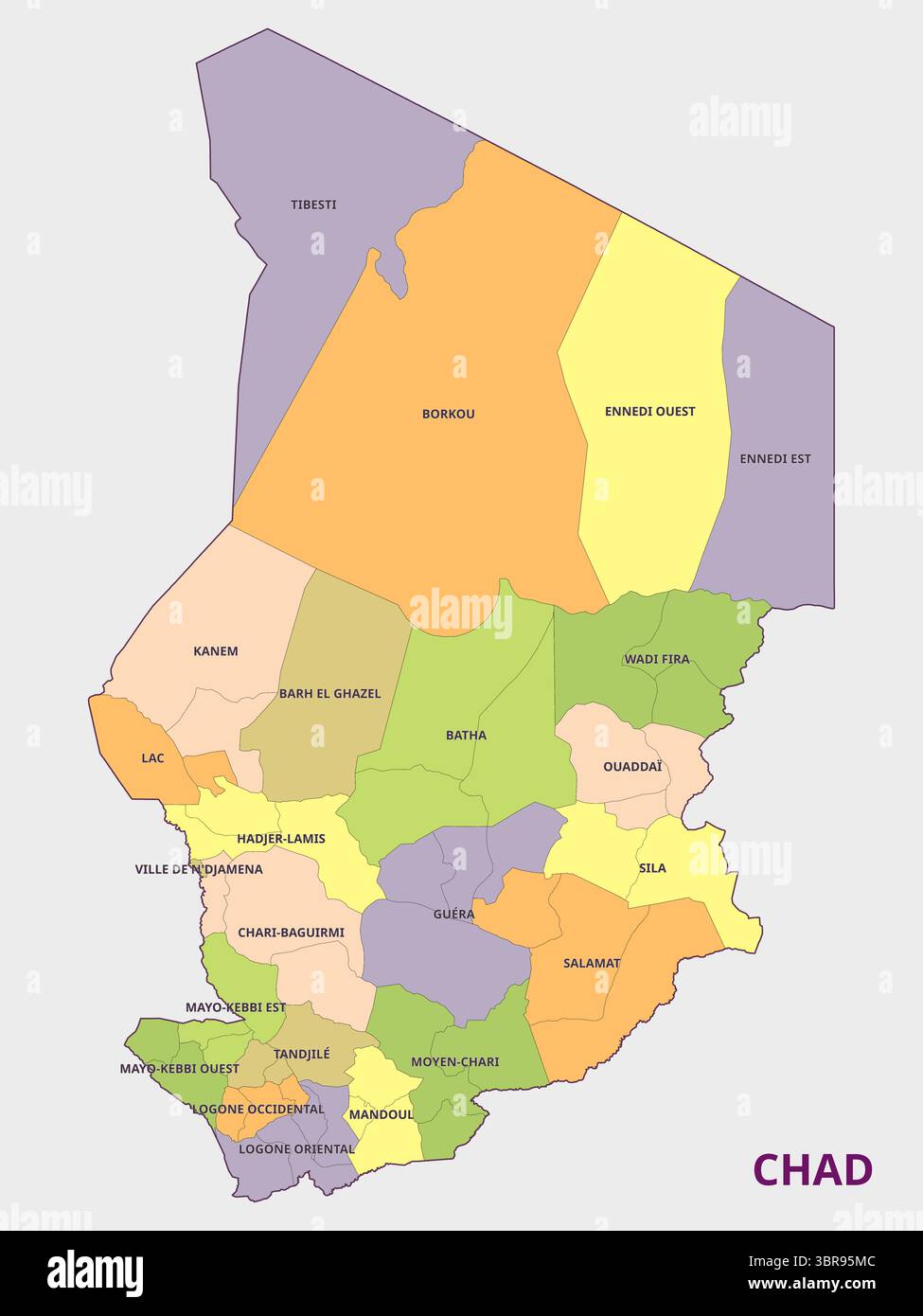 Chad black white country Stock Vector Images - Alamy