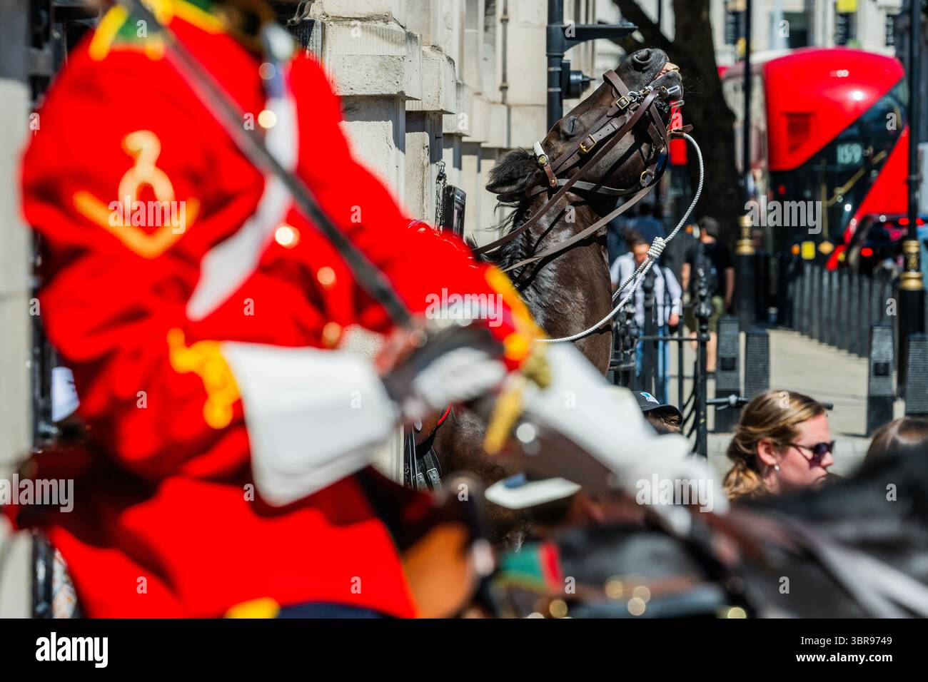 London, UK. 11 Jul 2025. Despite the hot weather the Canadian soldiers ...