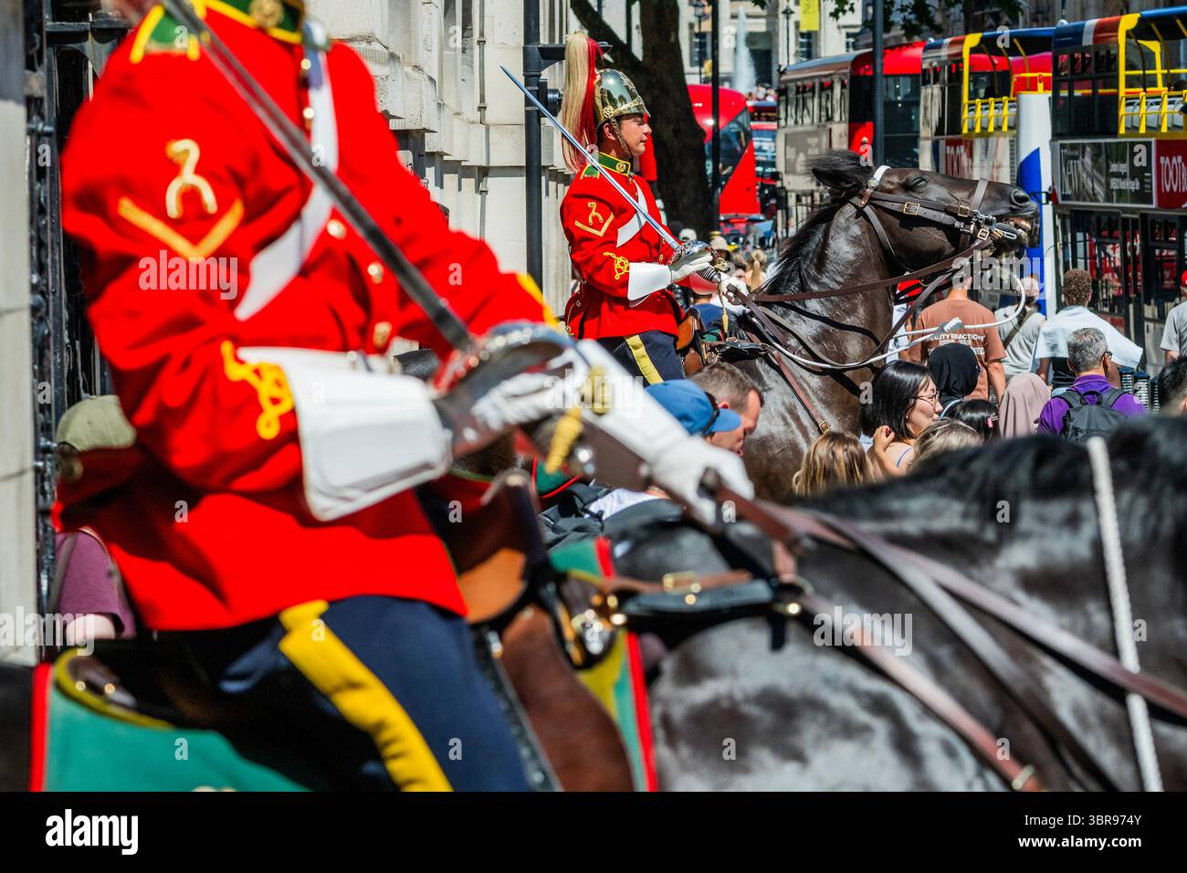 London, UK. 11 Jul 2025. Despite the hot weather the Canadian soldiers ...