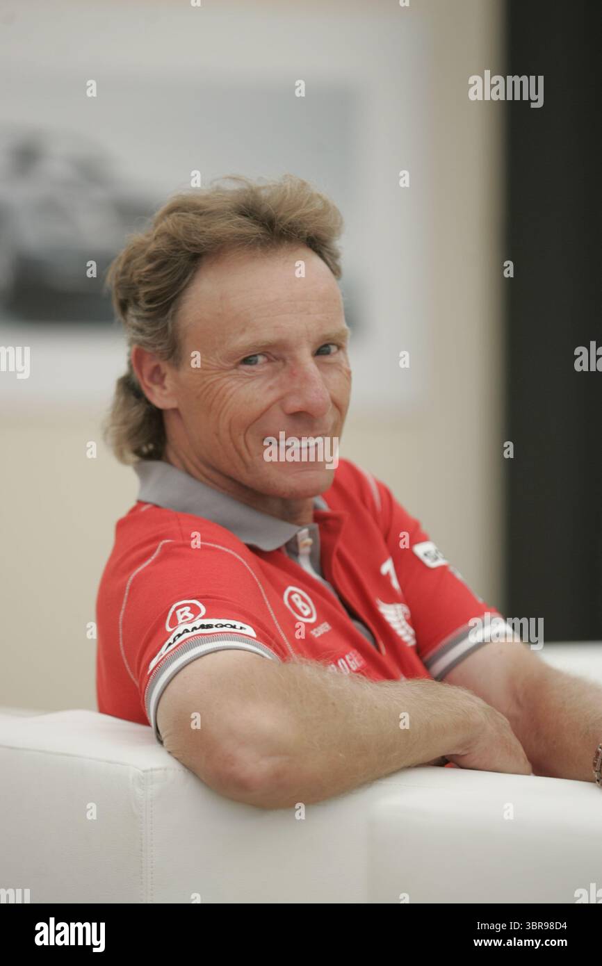 Bernhard Langer, July 2011 St Andrews, Scotland portrait face happy and ...