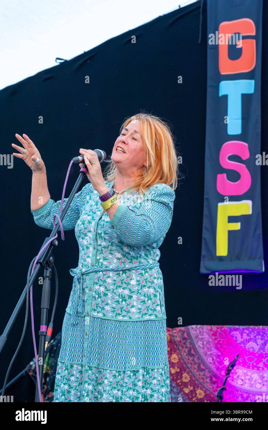 Winter Wilson playing live on stage at the 2025 Gate To Southwell music ...