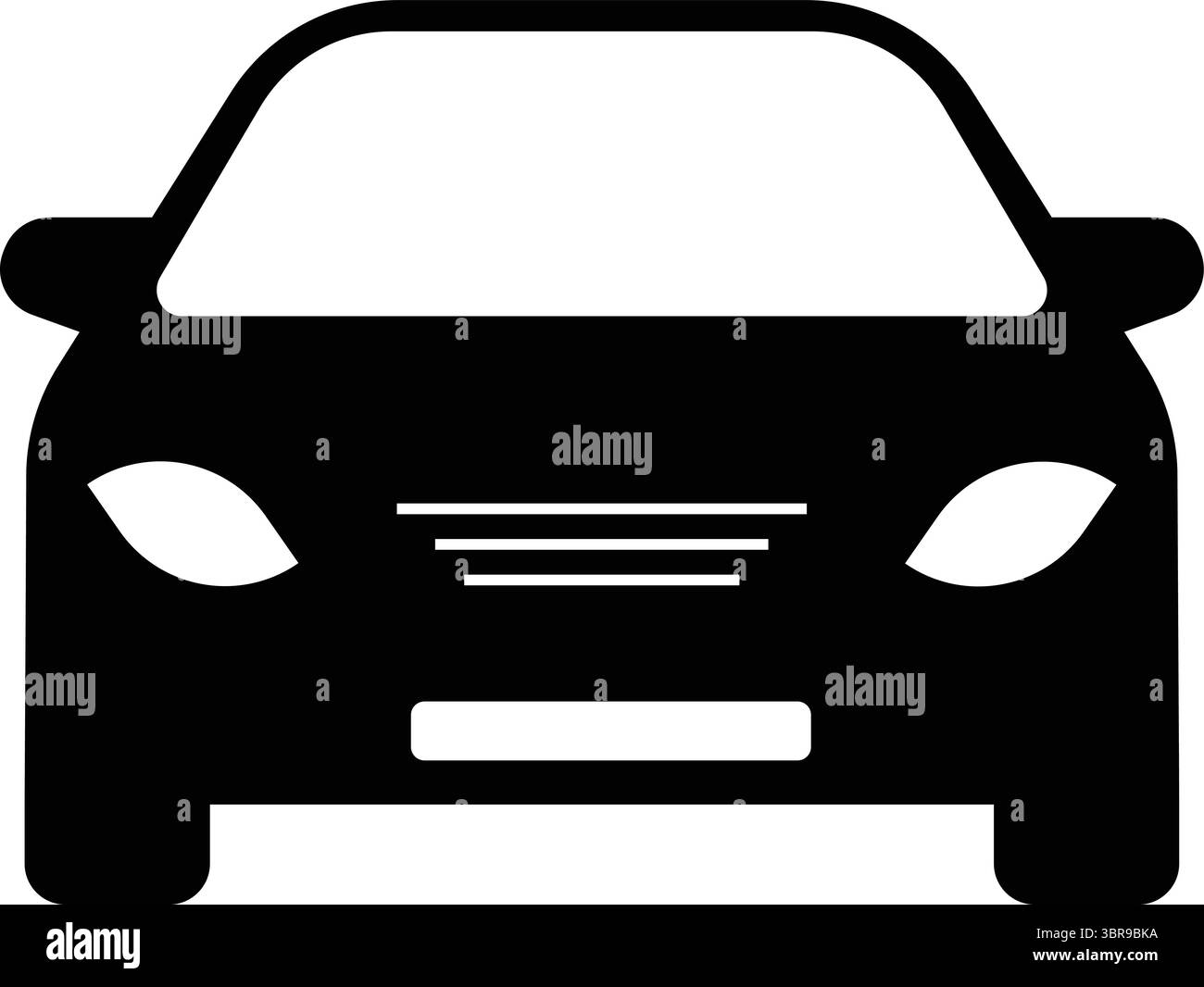 Driving car cut out Black and White Stock Photos & Images - Alamy