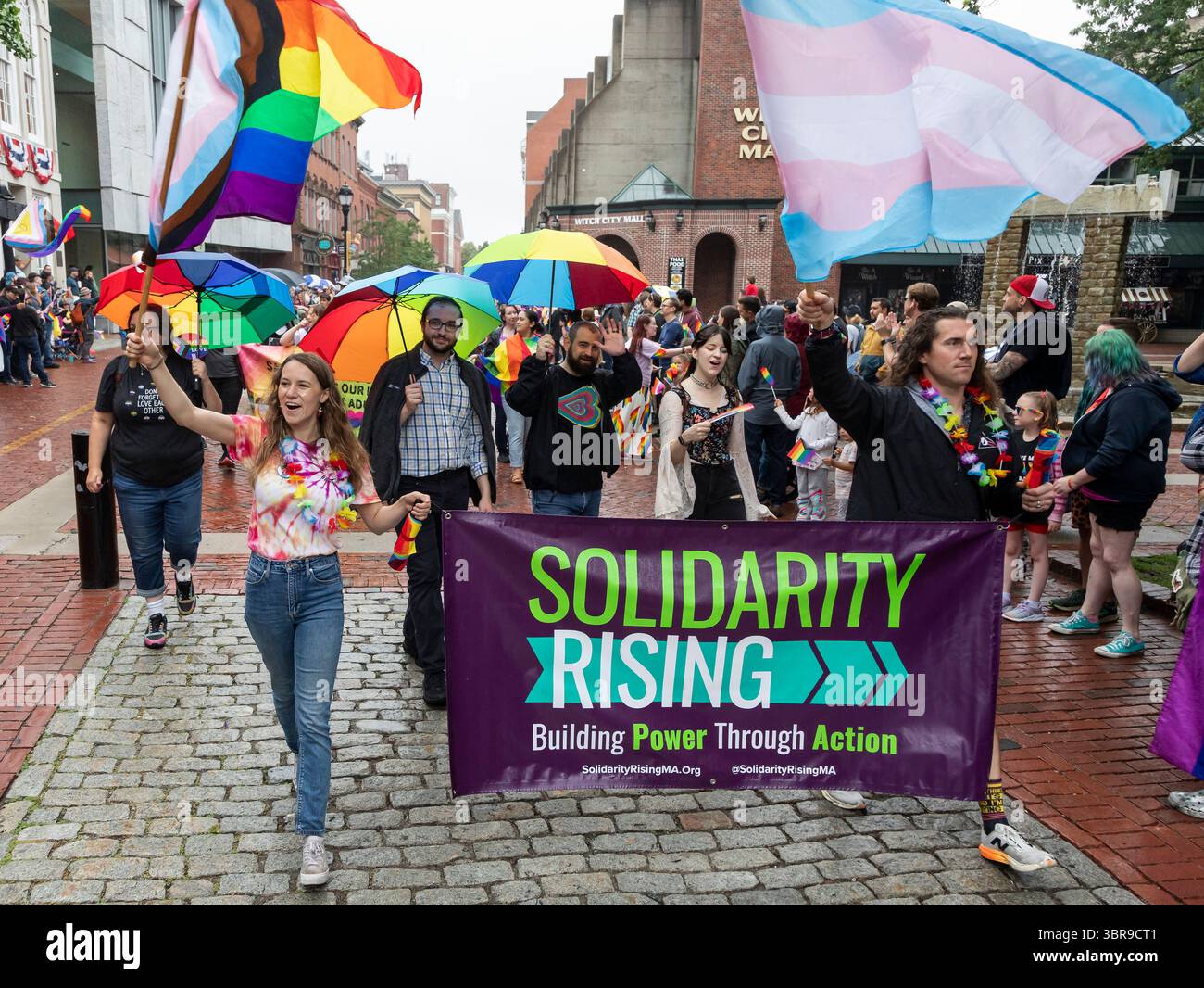 June 28, 2025. Salem, MA. North Shore Pride Parade and Festival Stock ...